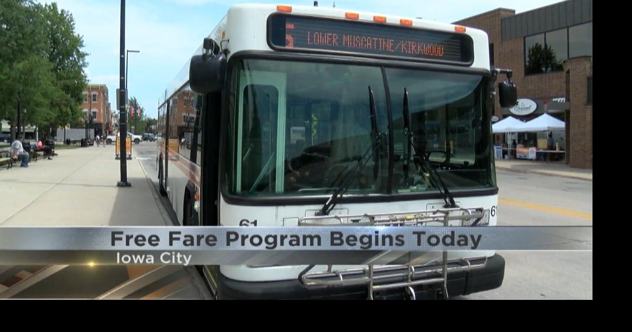 Iowa City launches free-fare bus pilot program | Iowa City | kwwl.com