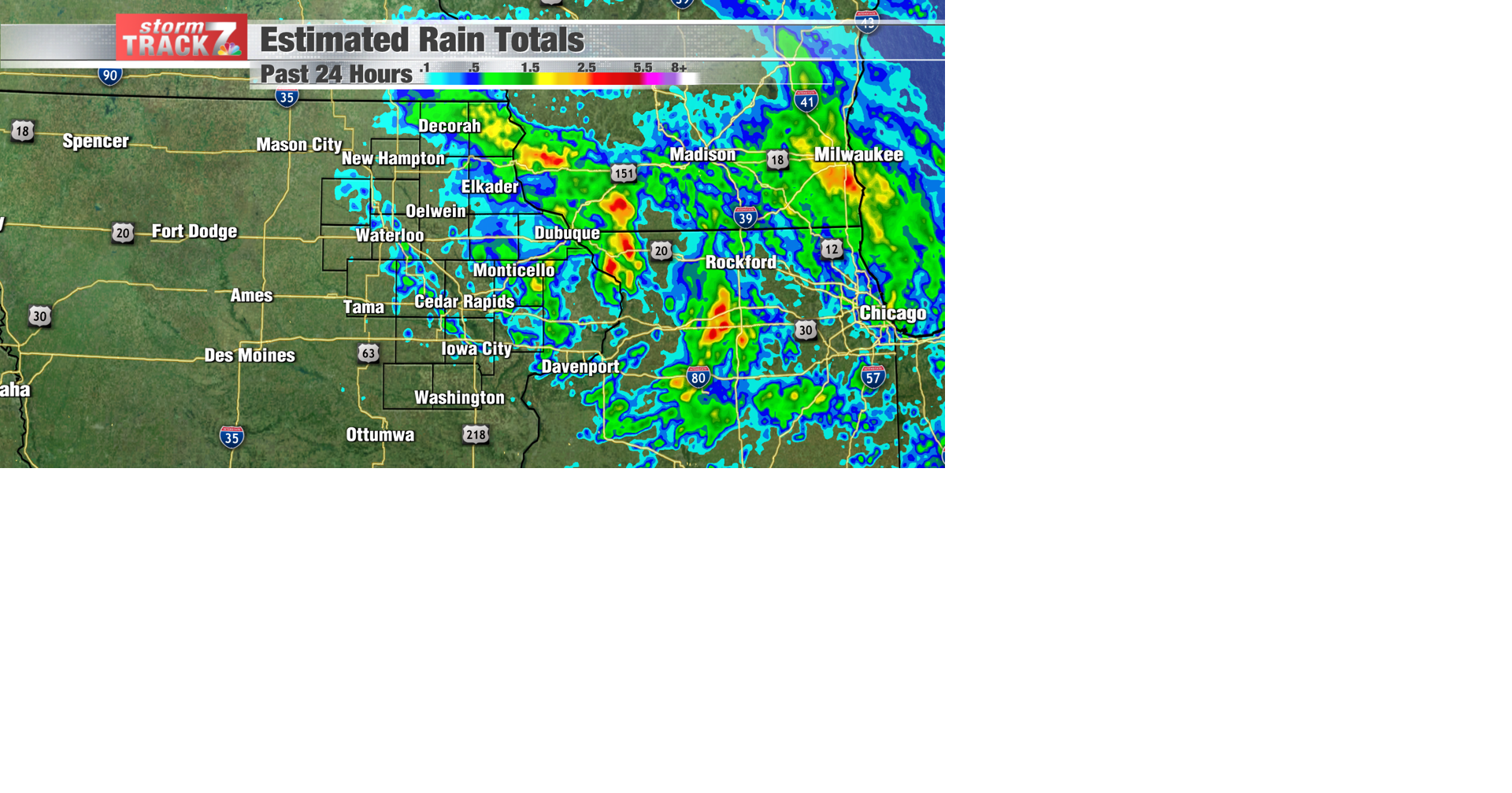 More heavy rain for parts of the area in this rain roundup from Tuesday ...