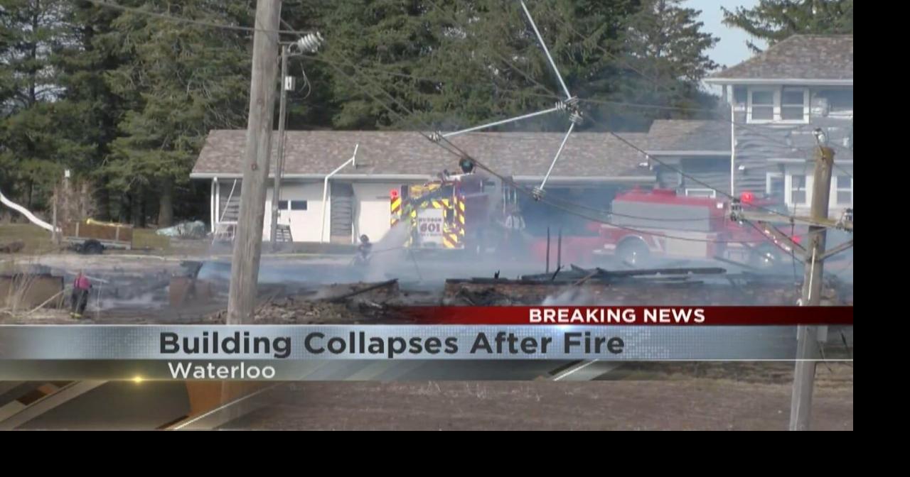 Building collapses following rural Waterloo fire | Waterloo | kwwl.com