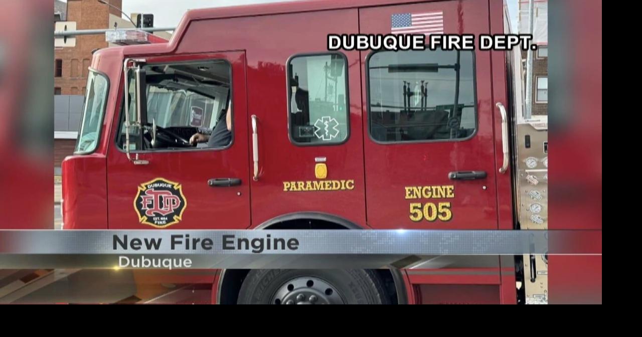 City of Dubuque unveils new Fire Engine | Dubuque | kwwl.com