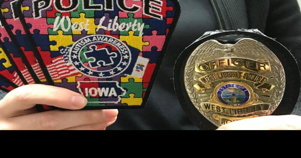 West Liberty Police Department selling Autism Awareness patches | Cedar ...