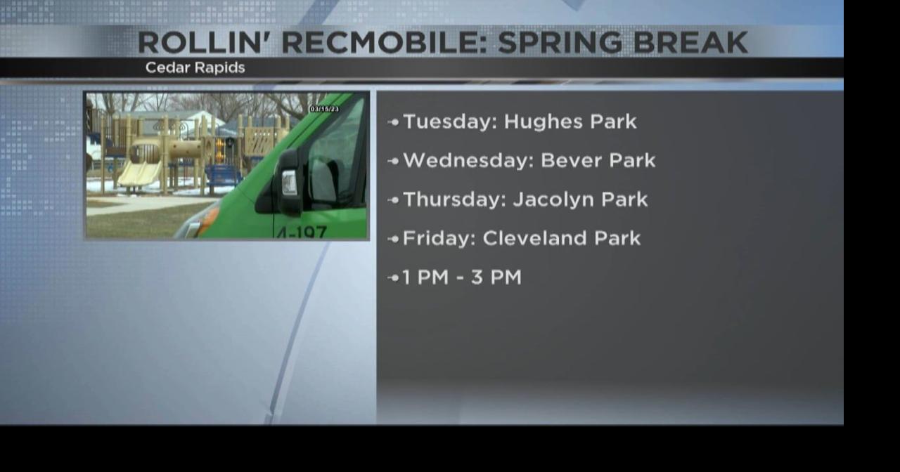 Rollin' Recmobile to visit several parks in Cedar Rapids for Spring Break | Cedar Rapids | kwwl.com