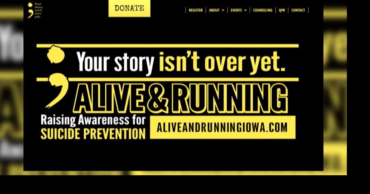 Suicide prevention and awareness is the goal of Alive & Running Iowa ...