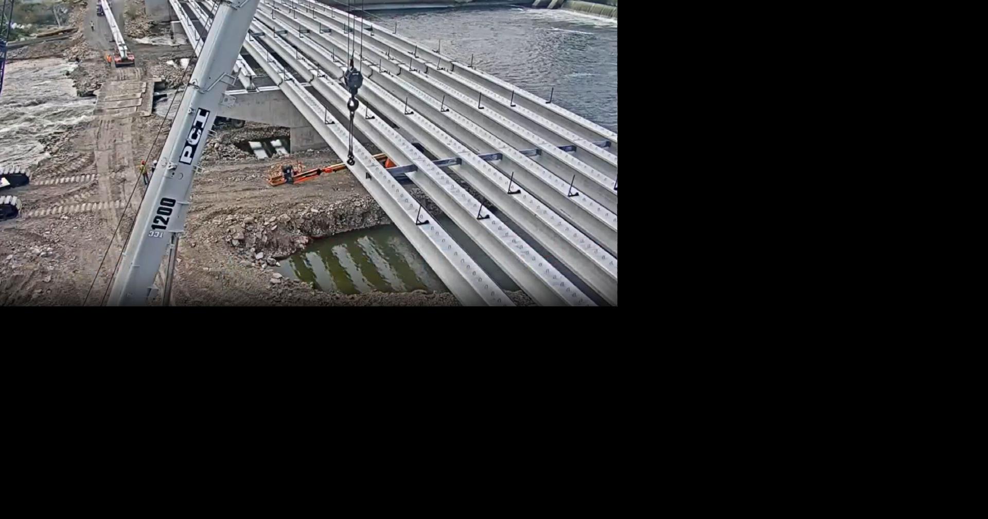Final beams arrive for new Bremer Avenue Bridge in Waverly | Top ...