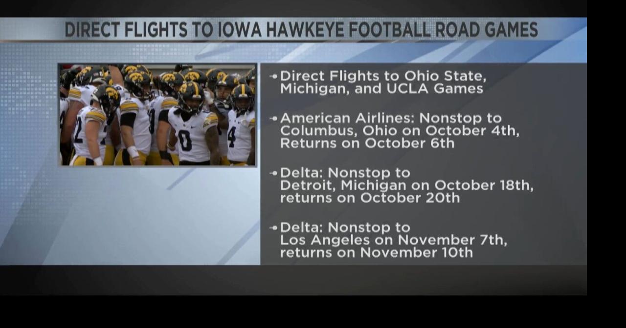 Eastern Iowa Airport and Iowa Athletics offering direct flights to ...
