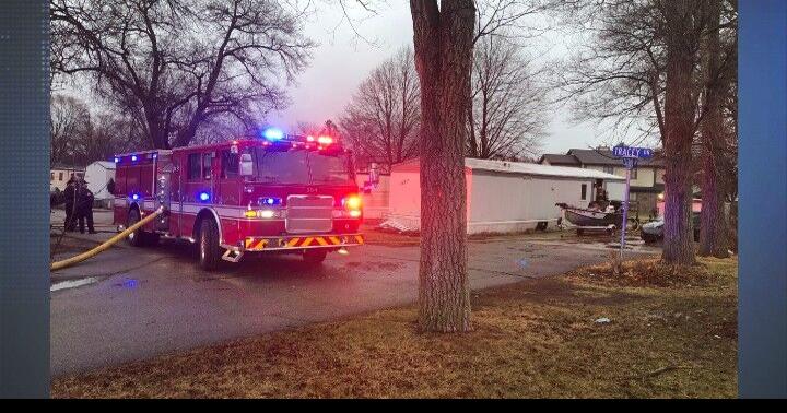 Crews put out early morning trailer home fire in Waterloo | Waterloo ...