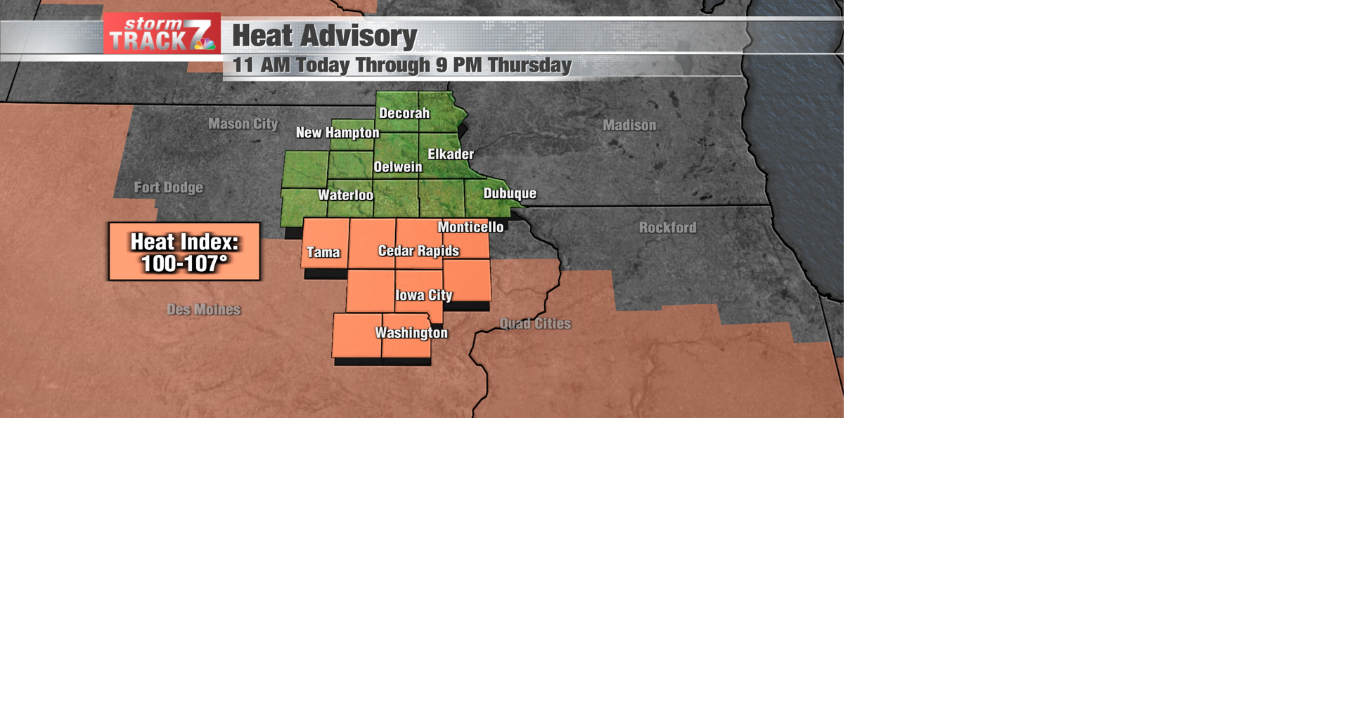 TRACKING: Heat advisory through at least tomorrow night | Forecast ...