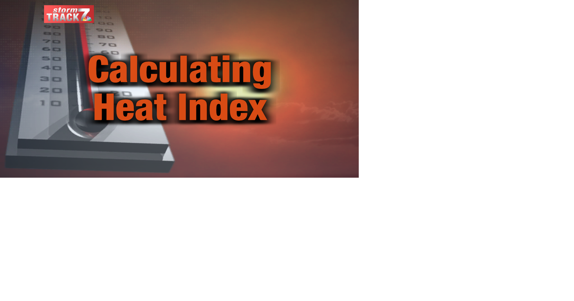 Calculating heat index | Schnack's Weather Blog | kwwl.com