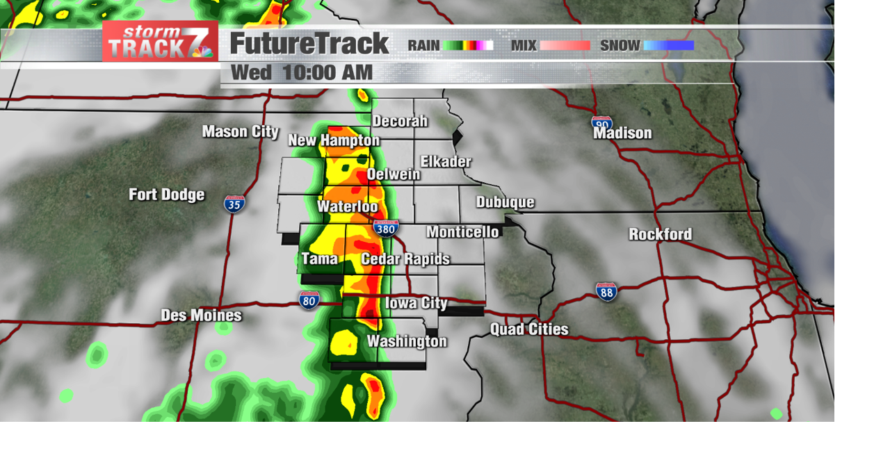 TRACKING: Warm today; Stormy Wednesday | Archive | kwwl.com