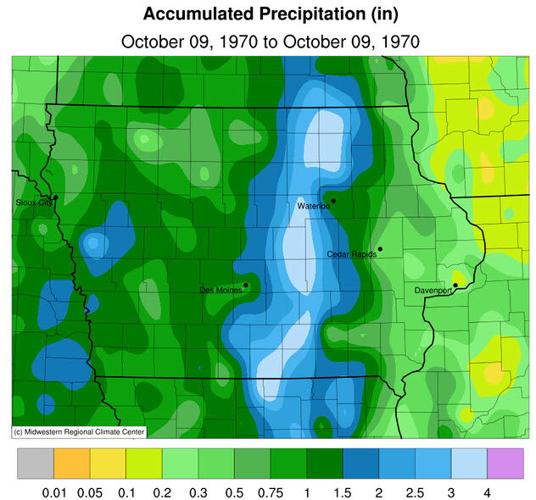 THIS DAY IN HISTORY October 9, 1970 | Schnack's Weather Blog | kwwl.com