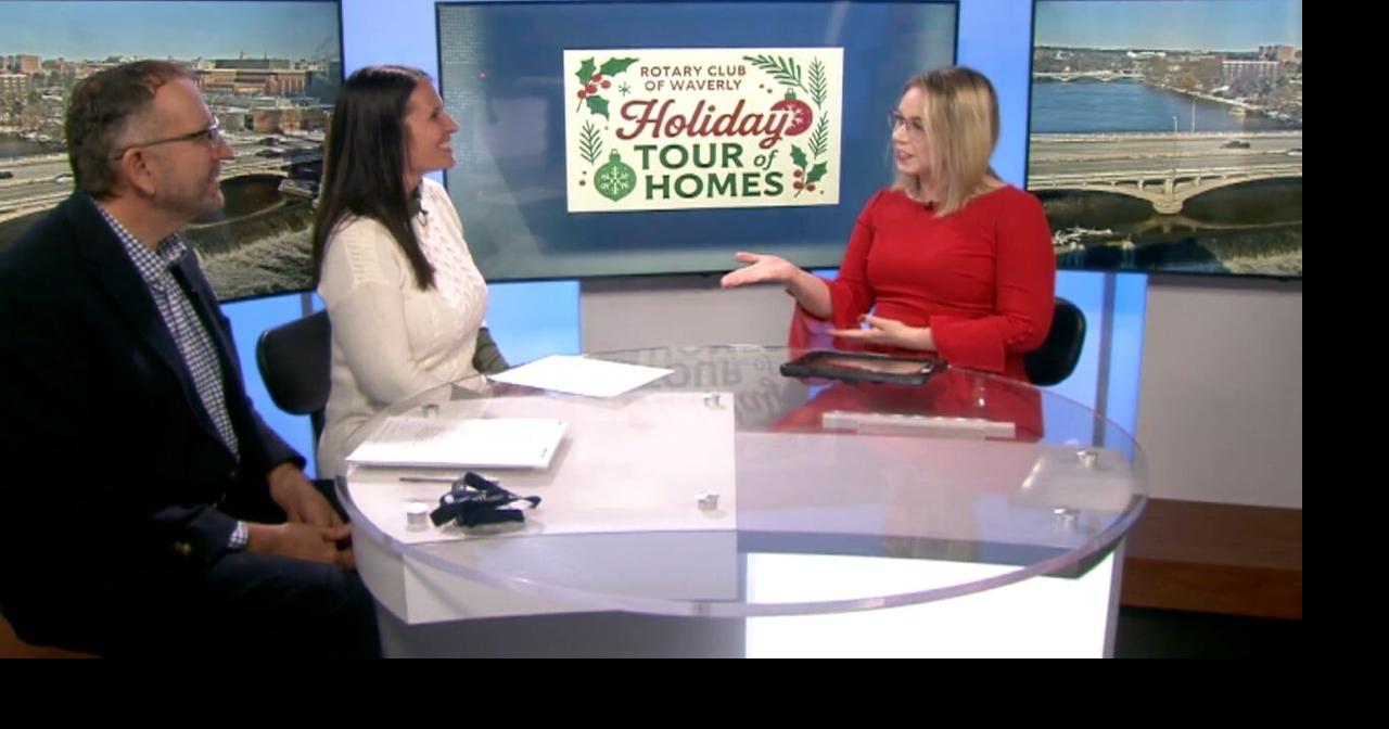 Brittney Diercks and Dan Britt of Waverly Rotary - KWWL News at Noon ...