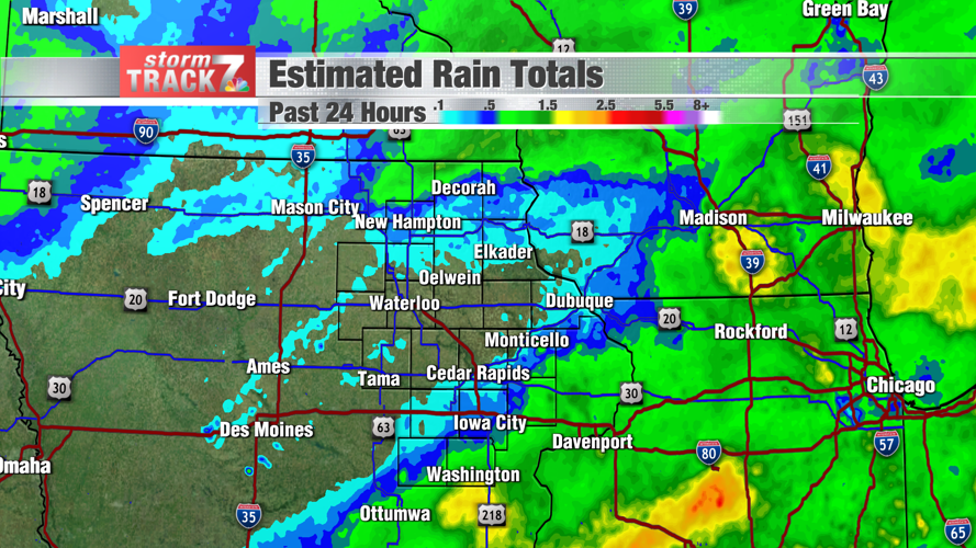 Ice, rain, and snow totals from the last 24 hours | Schnack's Weather ...