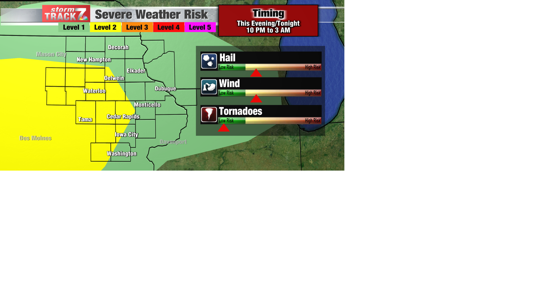 TRACKING: Strong storms with a wet couple of days | Forecast | kwwl.com