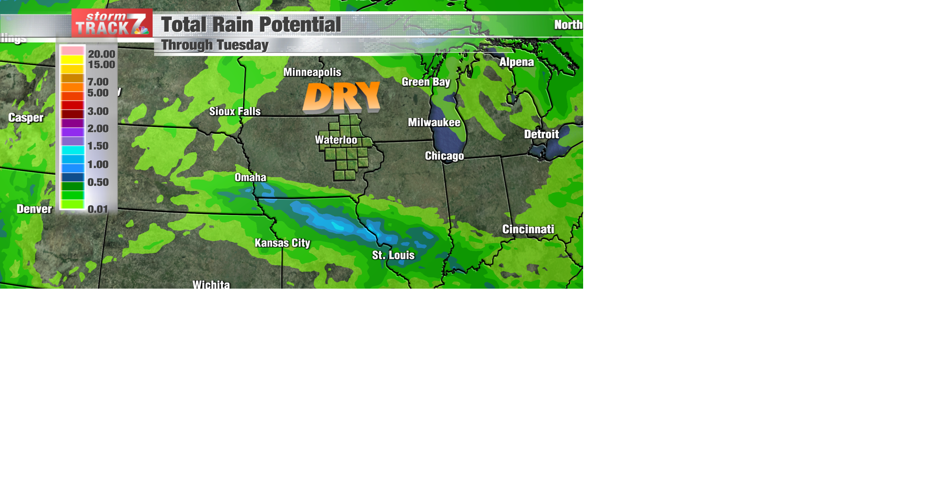 TRACKING: Dry weather for a few days | Forecast | kwwl.com