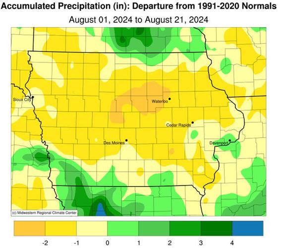 Cool and Dry August....so far | Schnack's Weather Blog | kwwl.com