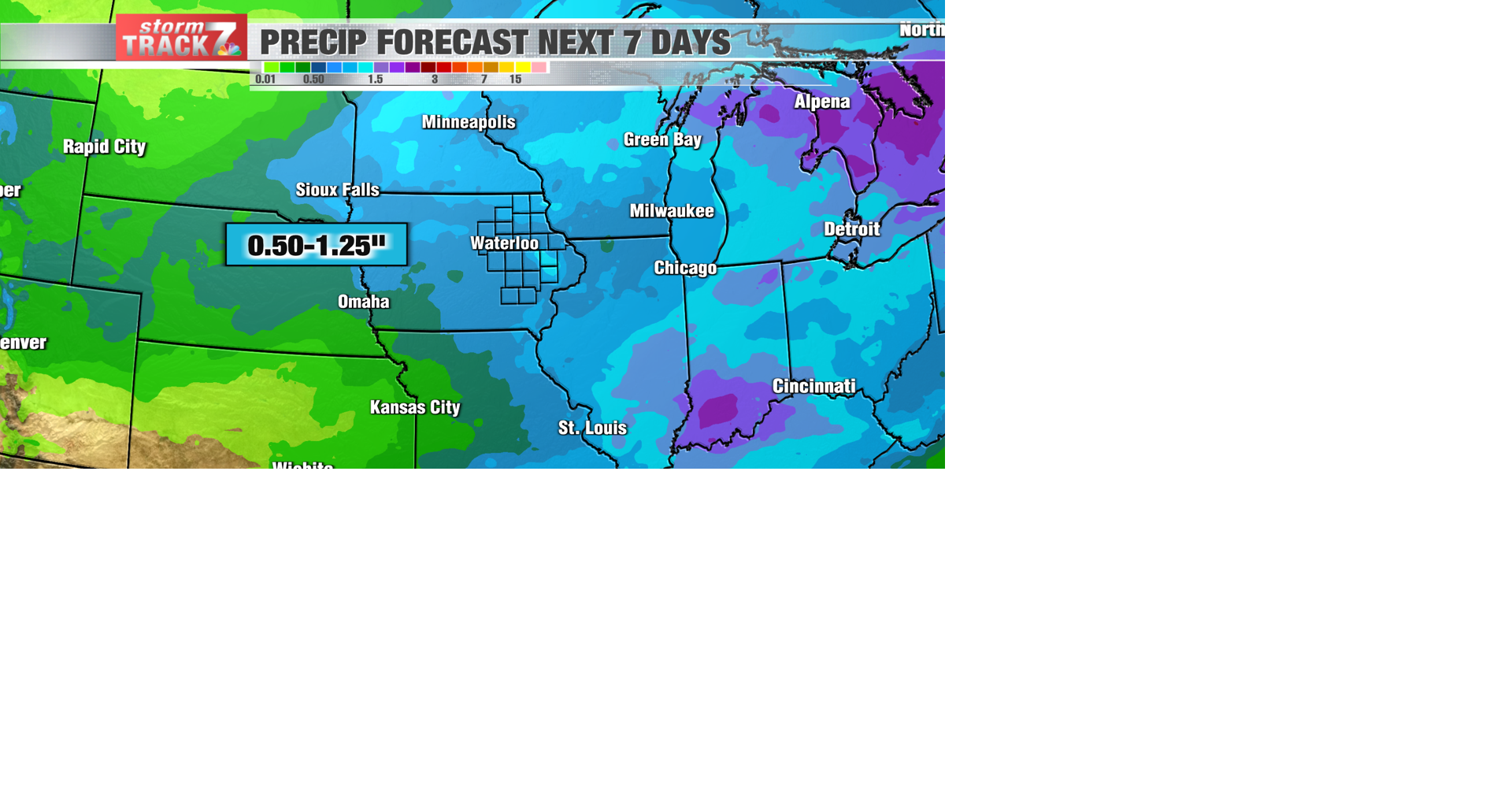 TRACKING: On and off rain chances through the forecast | Forecast | kwwl.com
