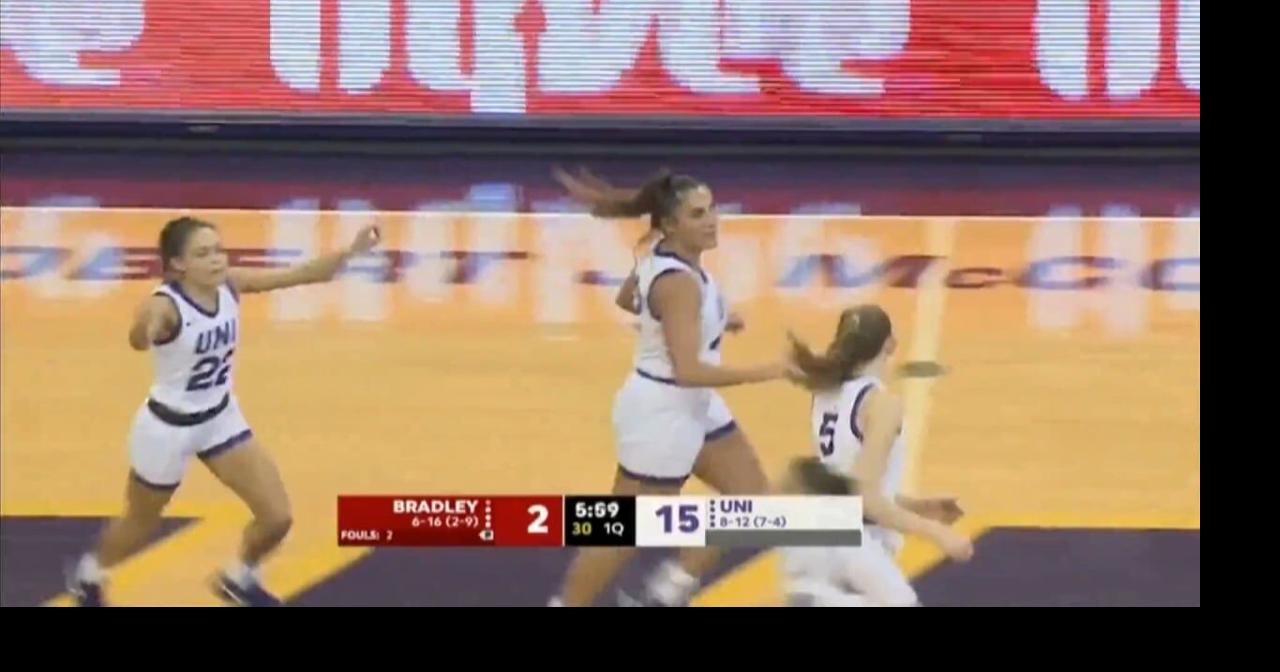 Tanya Warren matches MVC wins record as UNI tops Bradley, 96-61 ...