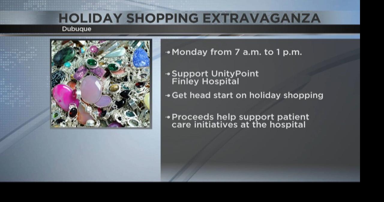 Holiday Shopping Extravaganza to be held at UnityPoint Finley Hospital | Dubuque | kwwl.com