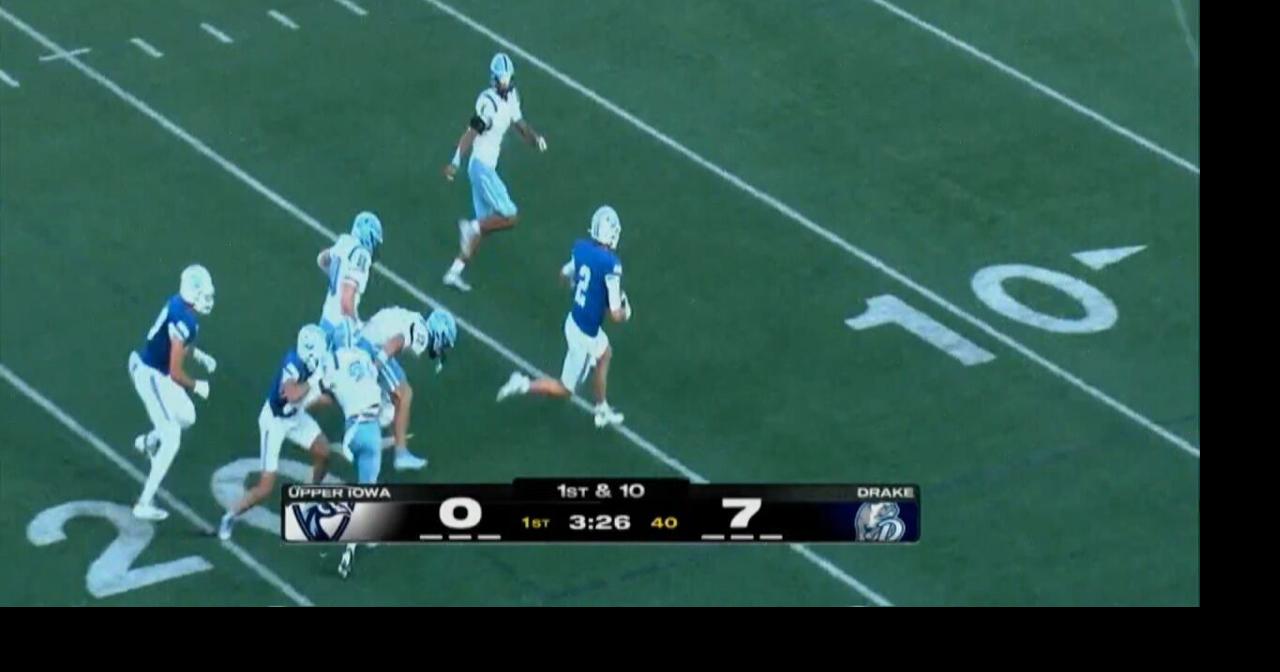 Drake rolls by Upper Iowa 41-7 | Video | kwwl.com