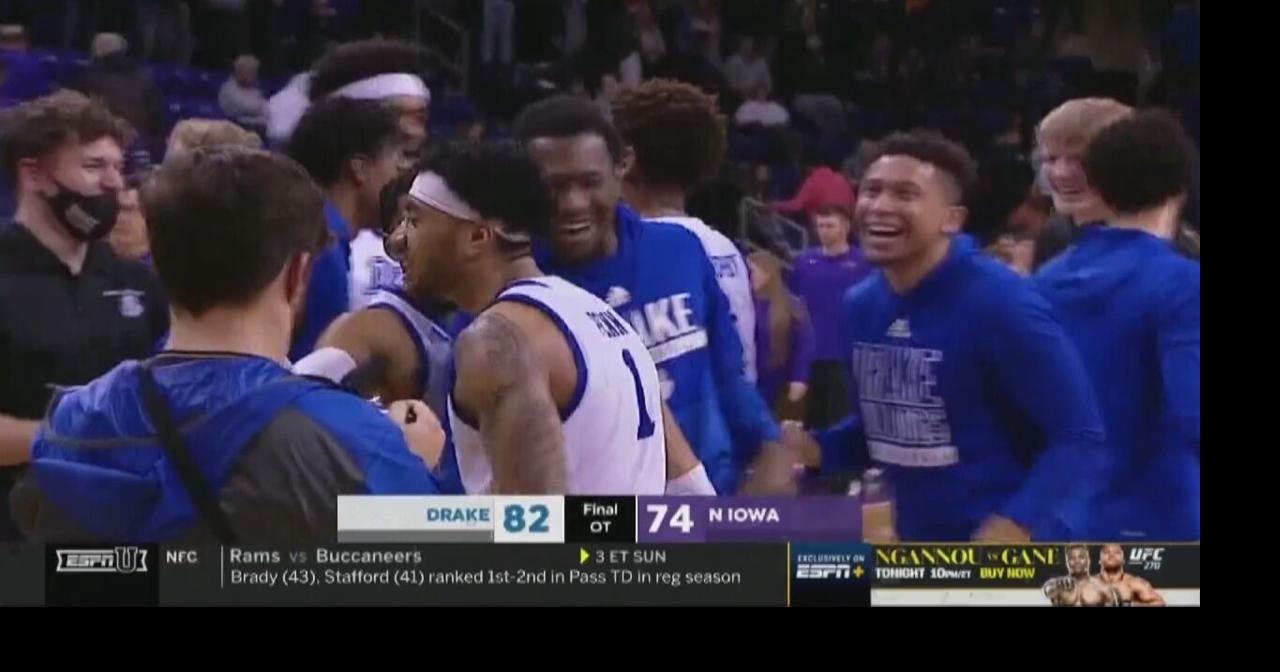 Drake pulls away from N. Iowa in OT for 82-74 win | Sports | kwwl.com