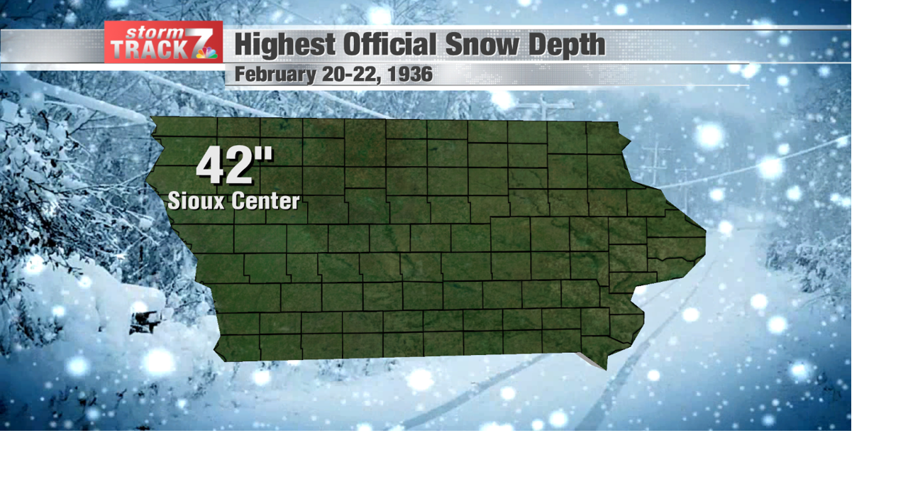 Highest Snow Depth in Iowa | Schnack's Weather Blog | kwwl.com