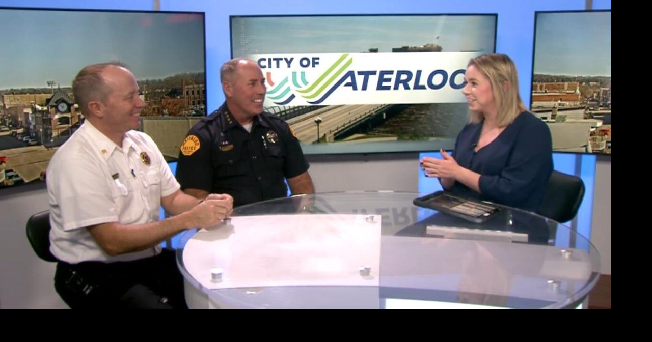 Waterloo Police Chief Rob Duncan and Waterloo Fire Chief Bill Beck ...