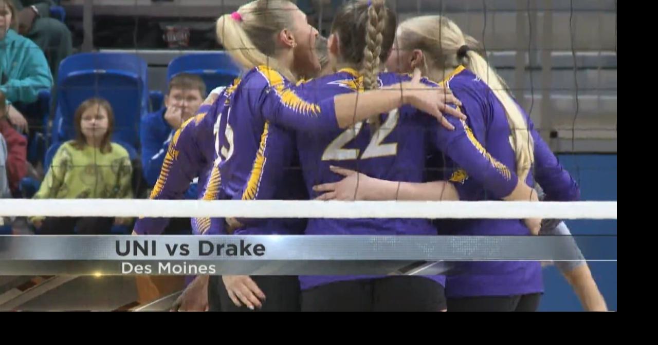UNI sweeps Drake 3-0 to win the MVC Volleyball title outright | News ...