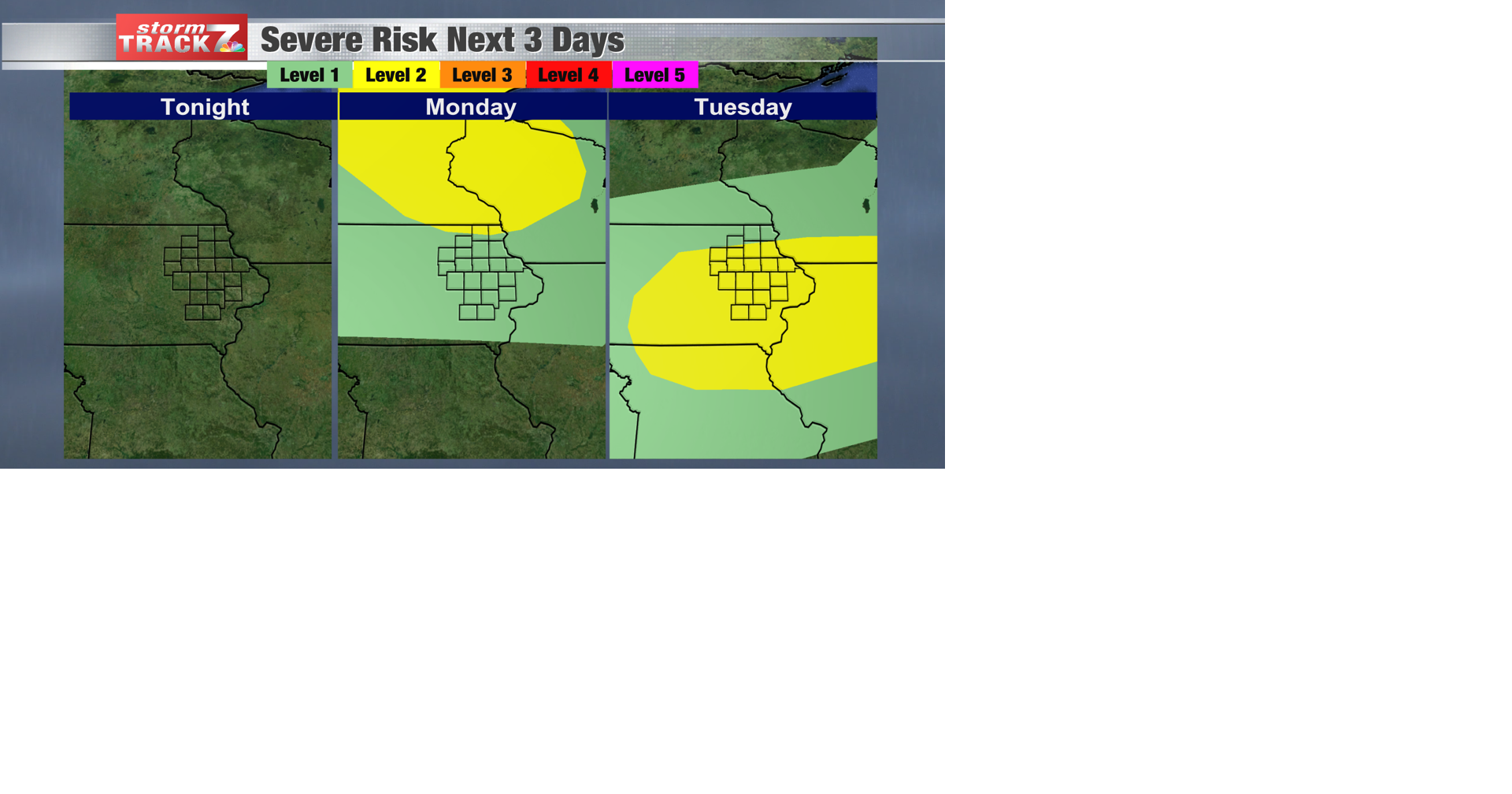 TRACKING: Muggy conditions return with storm chances | Forecast | kwwl.com