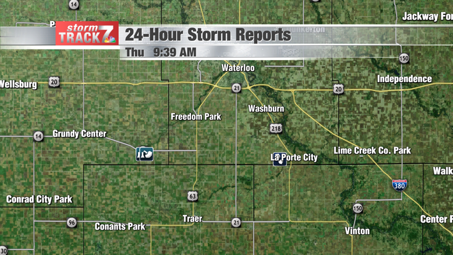 Significant rainfall totals from storms yesterday evening (5/8) into ...