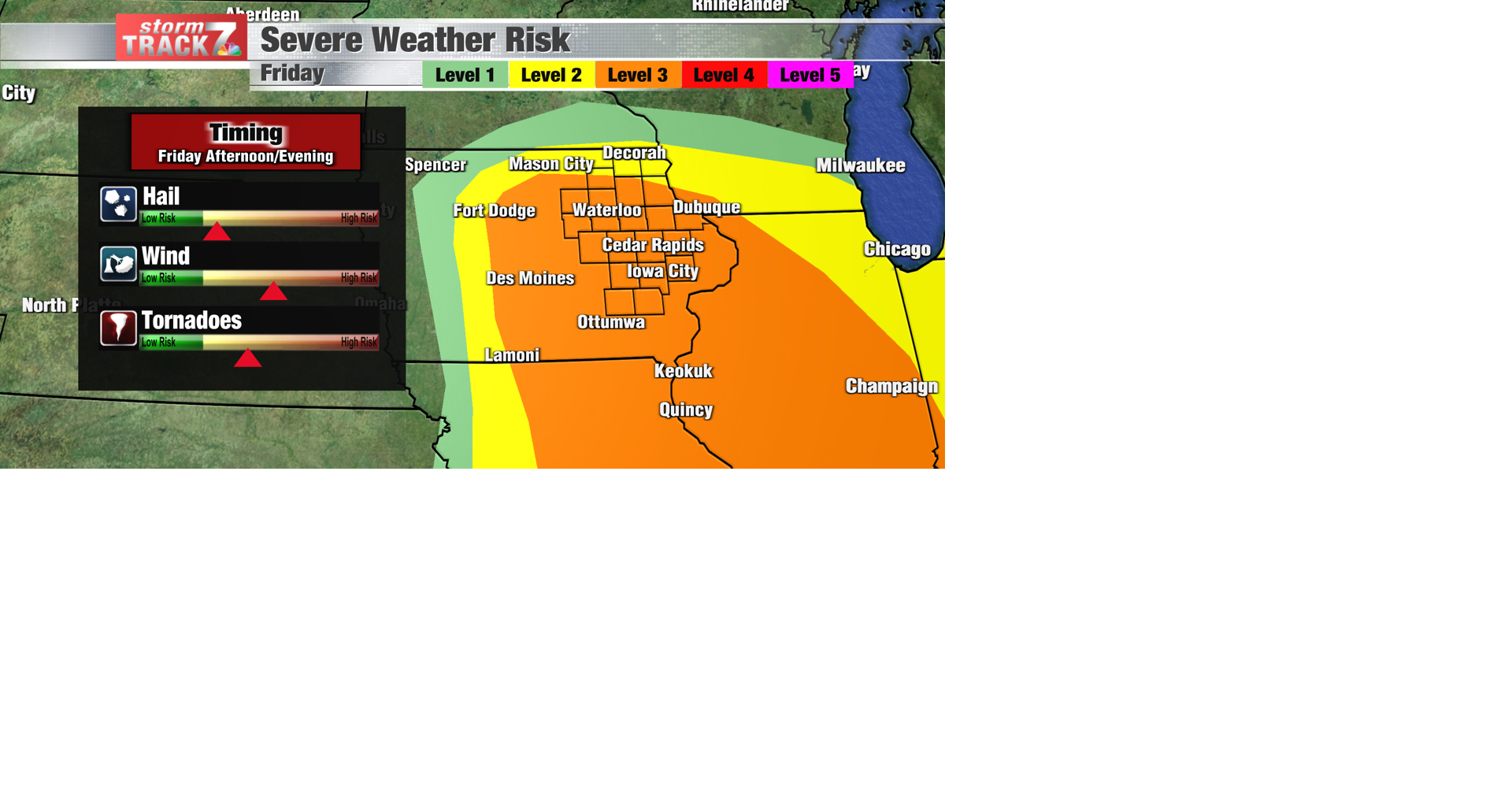 TRACKING: Severe storms Friday | Forecast | kwwl.com