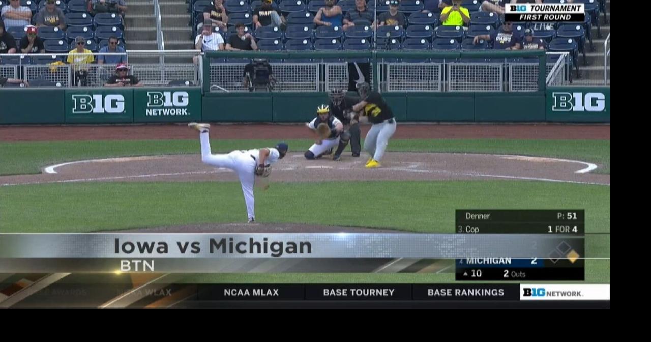 Big 10 Baseball tournament: Michigan beats Iowa 3-2 in 10 innings | Sports | kwwl.com