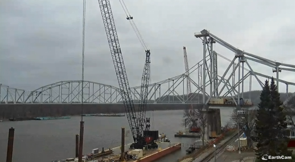 Old Black Hawk Bridge in Lansing set for explosive demolition | News ...
