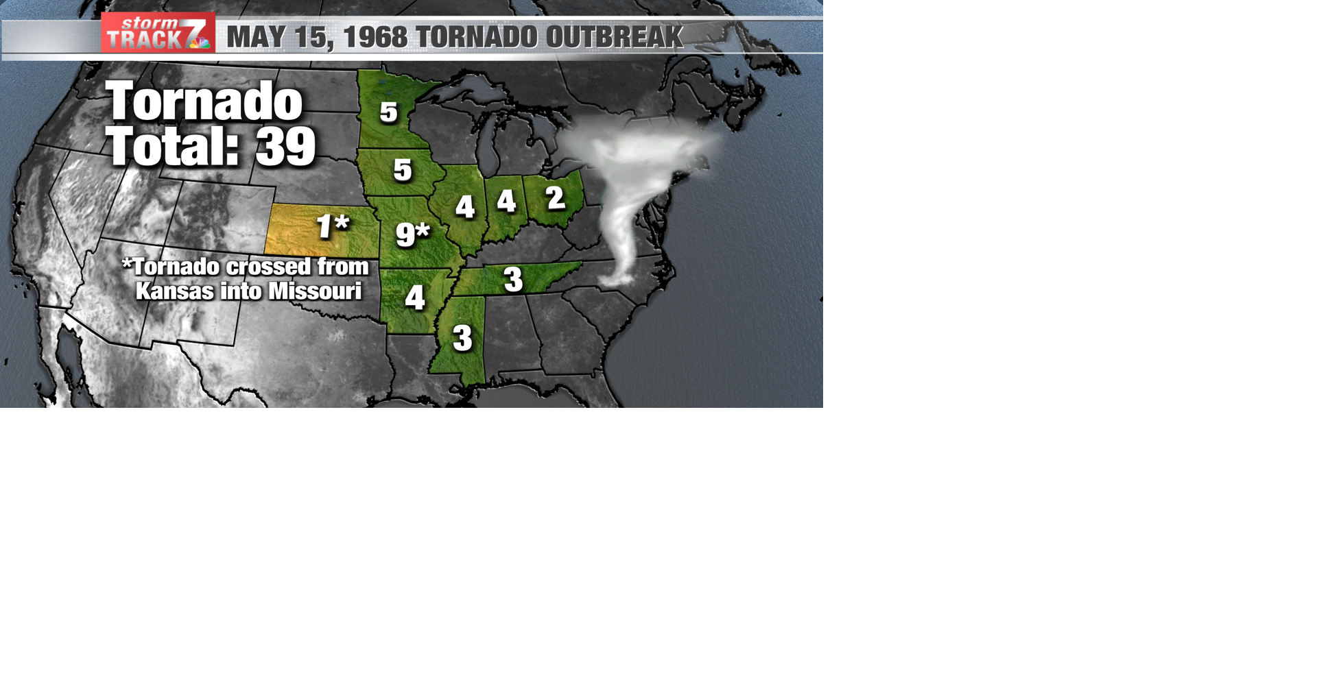 The May 15th, 1968 Tornado Outbreak | Schnack's Weather Blog | kwwl.com