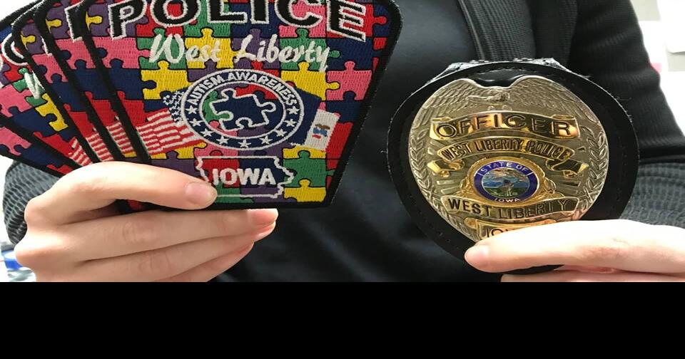 West Liberty police sport new patches to raise awareness, help kids ...