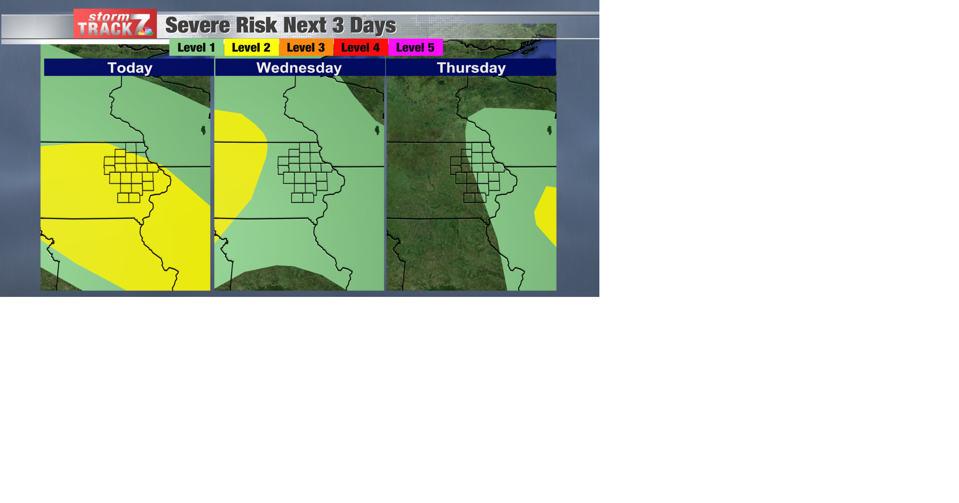 YELLOW ALERT DAY: Severe storms and dangerous heat | Forecast | kwwl.com