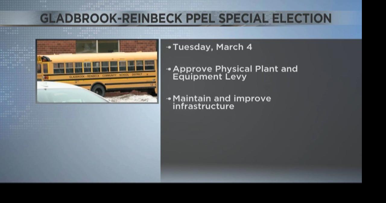 Gladbrook-Reinbeck PPEL Special Election to be held Tuesday | Politics ...