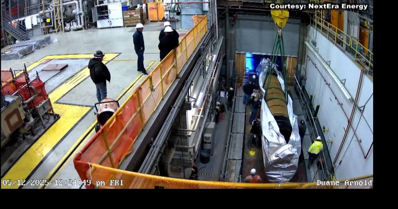 Duane Arnold plant in Linn County sees key progress in restart | Video ...