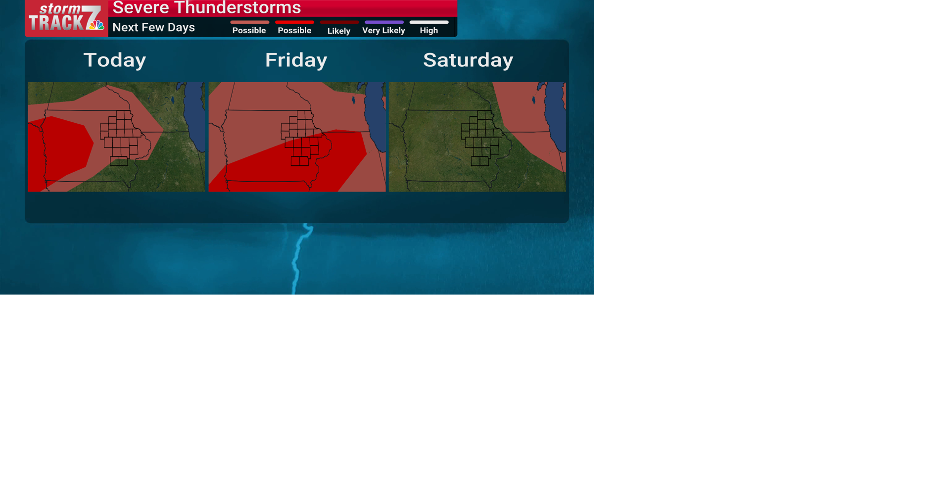 TRACKING: A stormy couple of days | Forecast | kwwl.com
