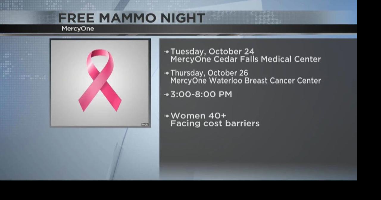 MercyOne hosting free mammograms this week in Waterloo and Cedar Falls ...