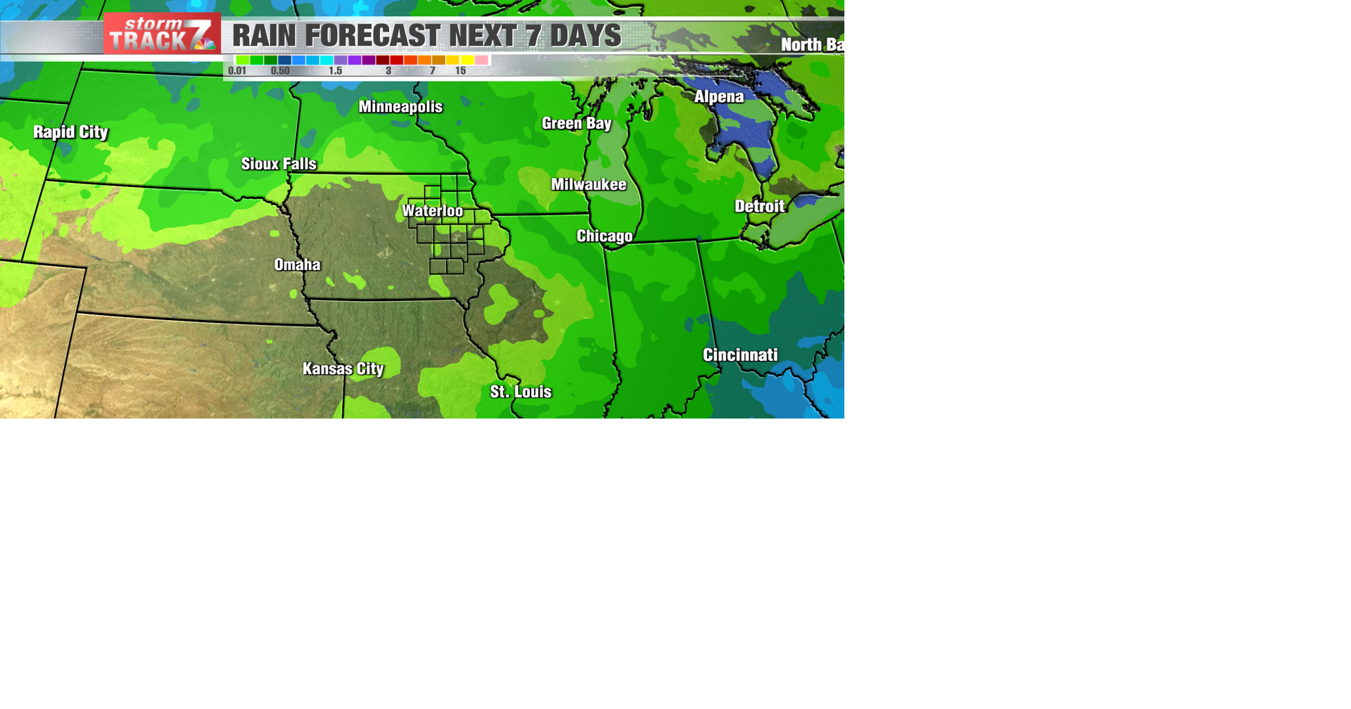 TRACKING: Warm and mainly dry weather through next week | Forecast | kwwl.com