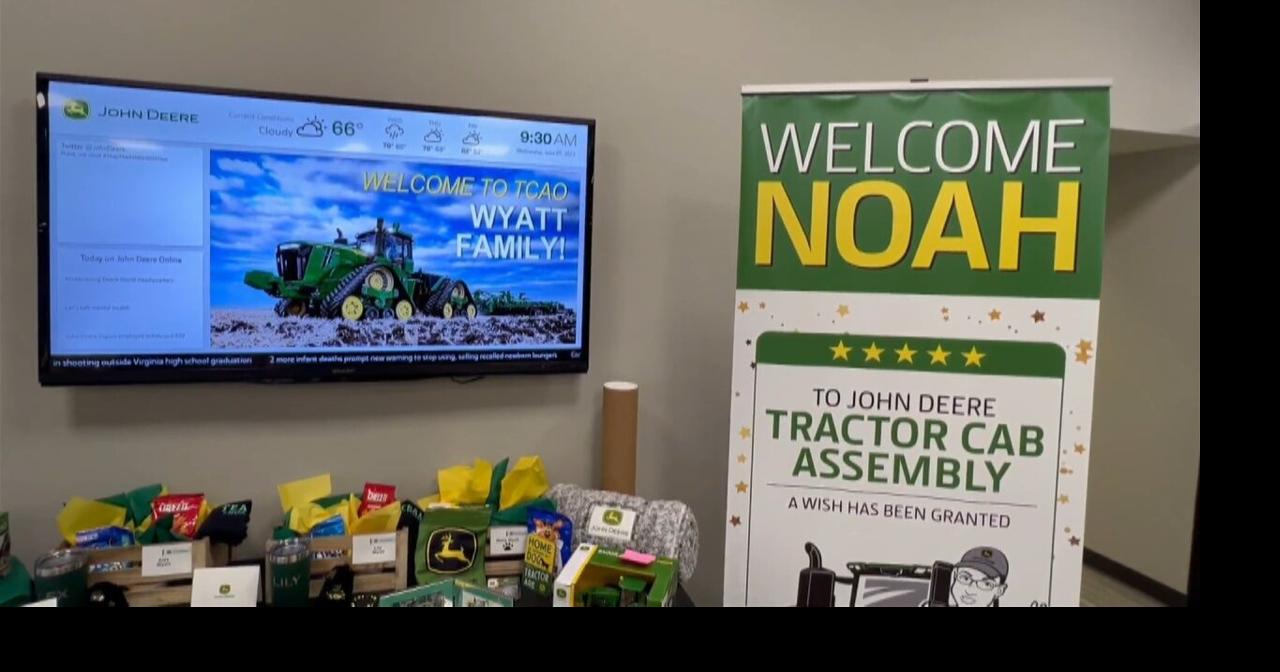 John Deere rolls out the 'Green' carpet for Noah's Make-A-Wish | News ...