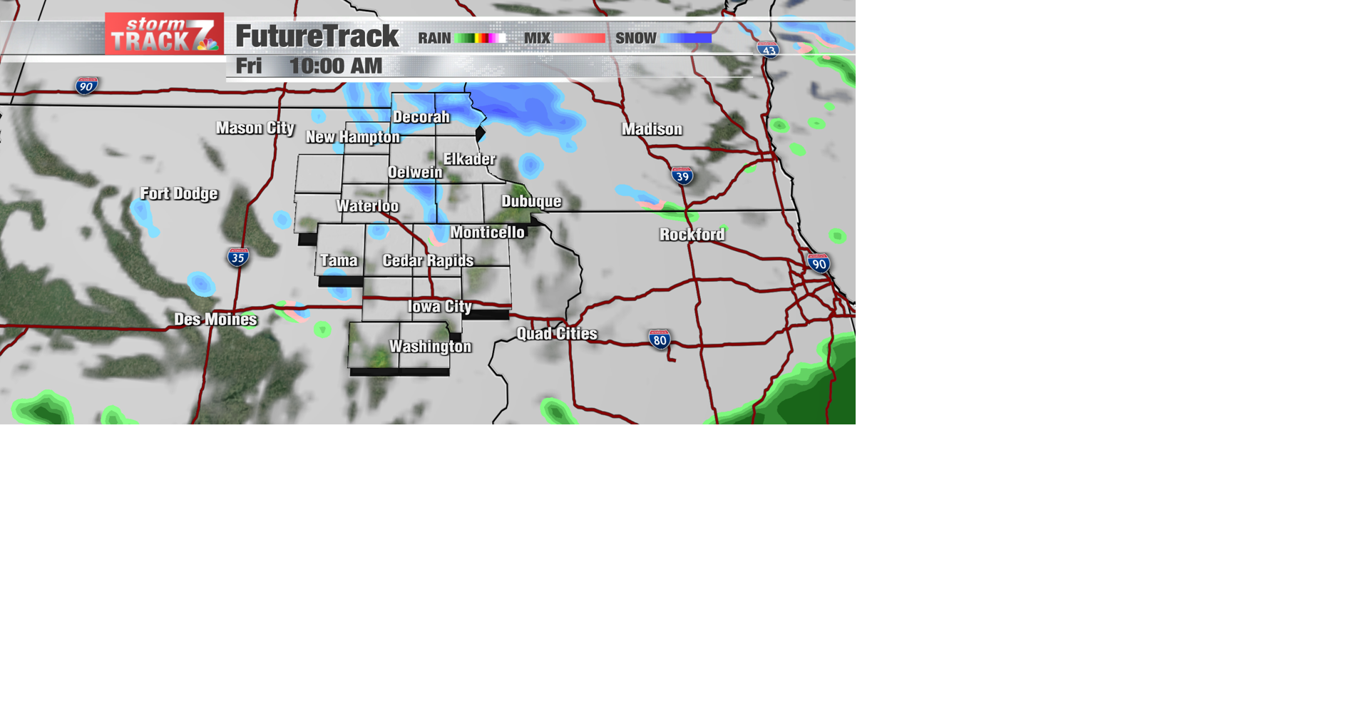 TRACKING: Isolated rain and snow showers this morning | Forecast | kwwl.com