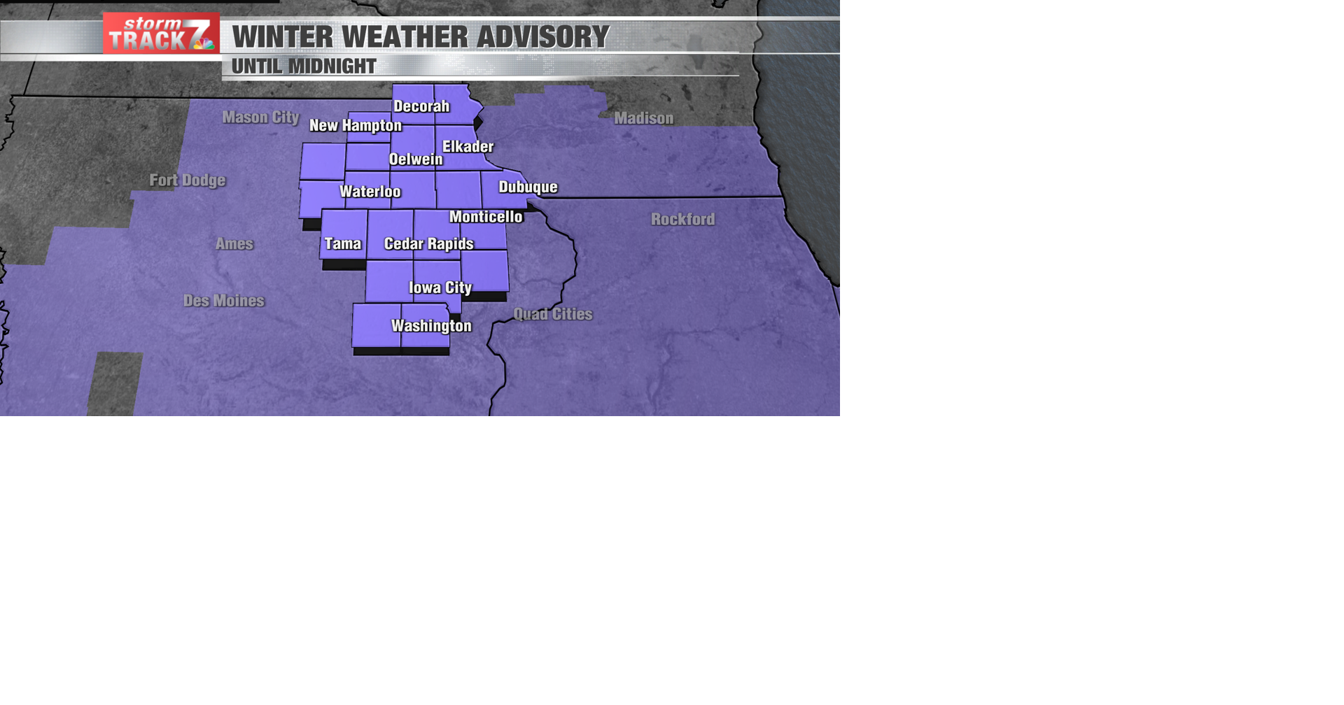 TRACKING: Icy conditions overnight | Forecast | kwwl.com