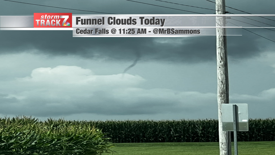 cold front funnel clouds