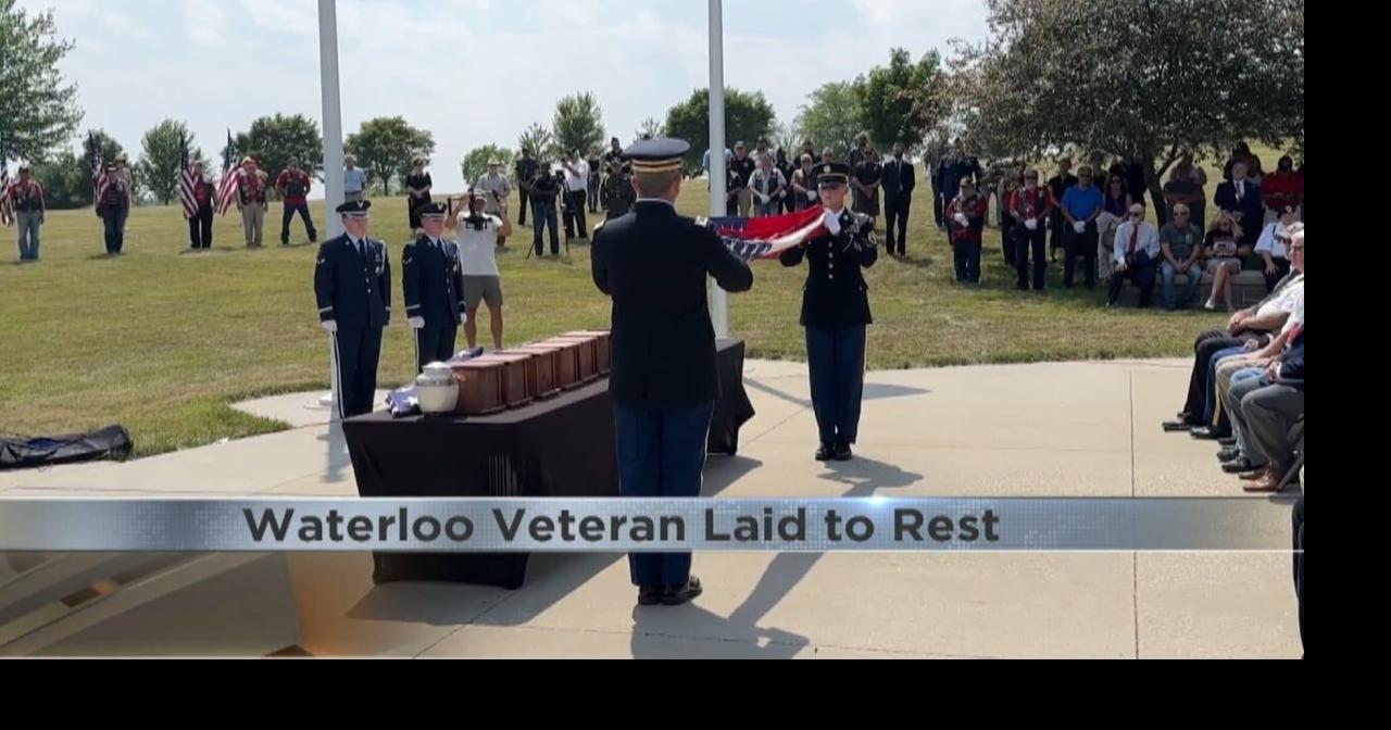 Waterloo veteran laid to rest in Des Moines | Waterloo | kwwl.com