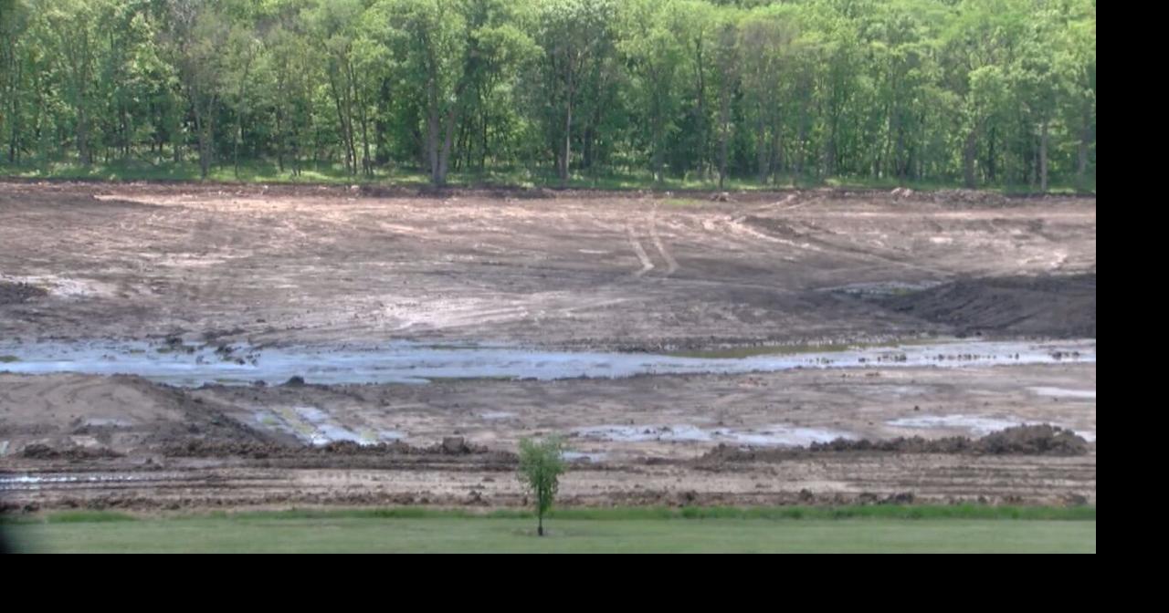 Casey Lake at Hickory Hills Park renovation project progressing | Video ...