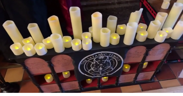 Satanic Temple display vandalized 'beyond repair' at Iowa Capitol ...