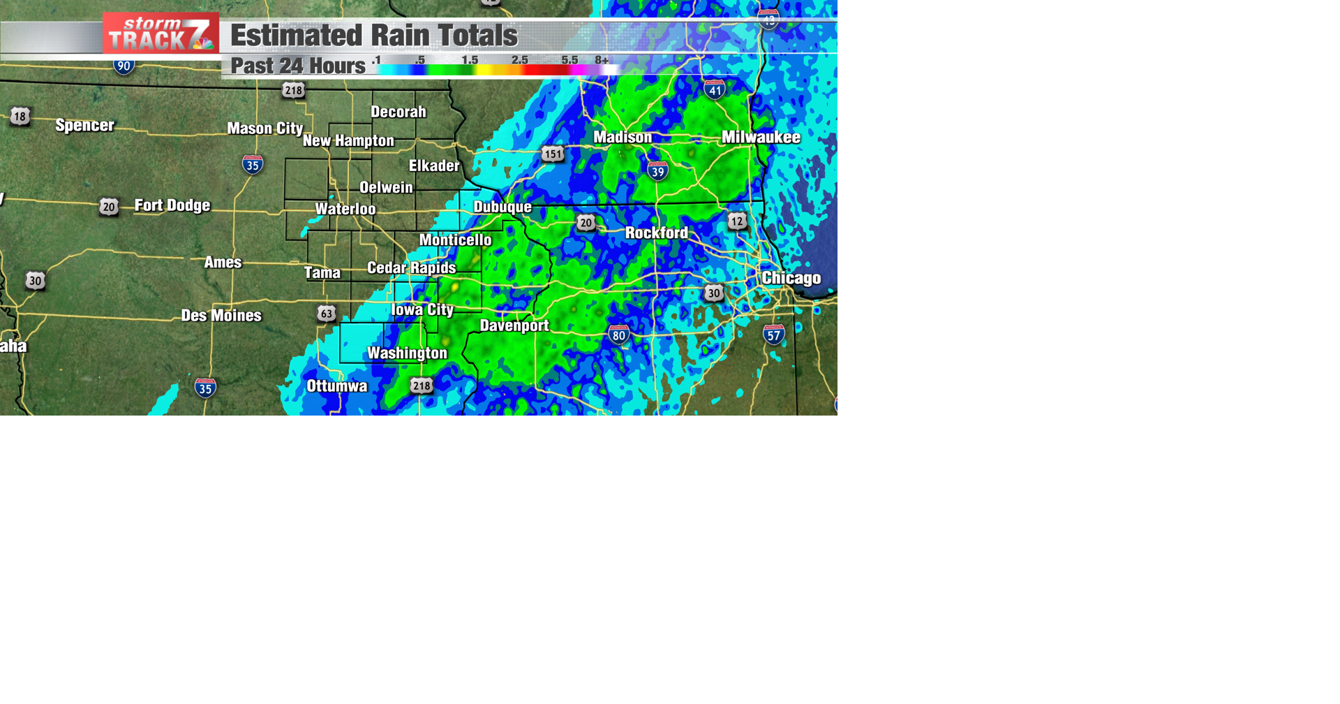 Rainfall totals from 12/08 through 12/09 | Schnack's Weather Blog ...