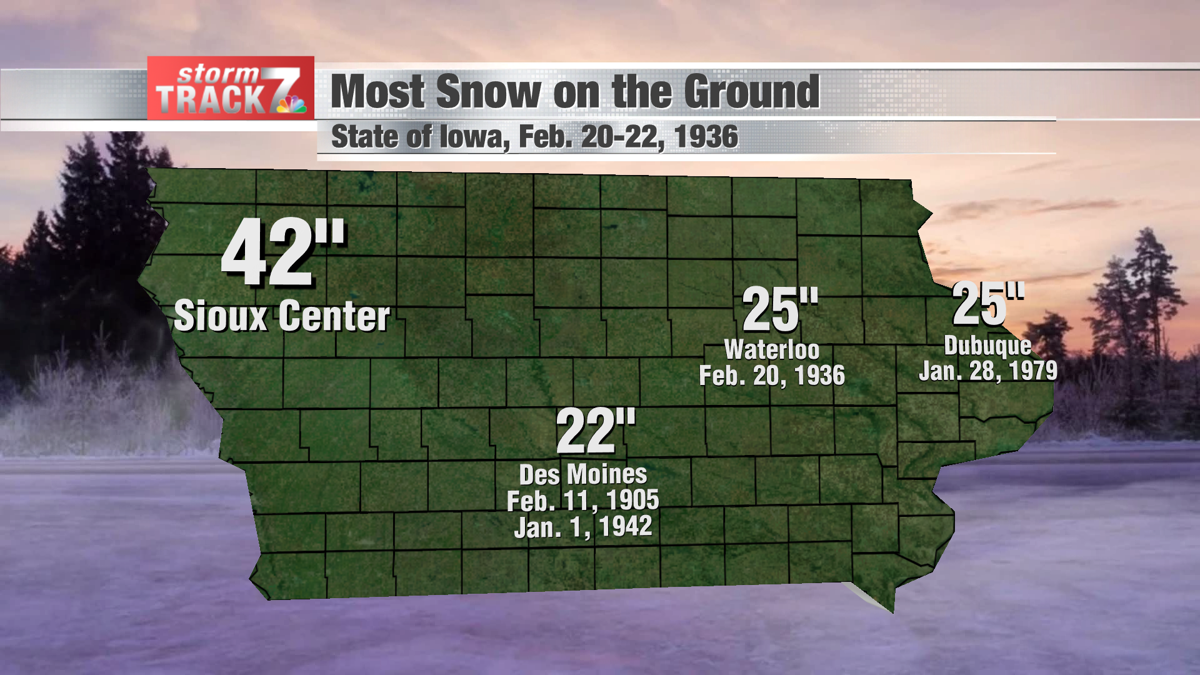 Iowa Snow Depth Record Compared to Today | Schnack's Weather Blog ...