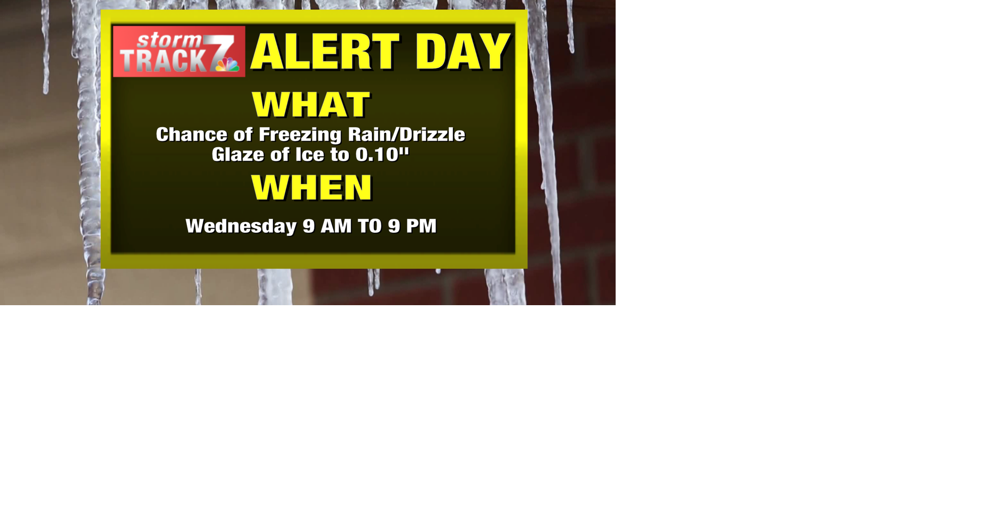 TRACKING: Icy conditions Wednesday | Forecast | kwwl.com